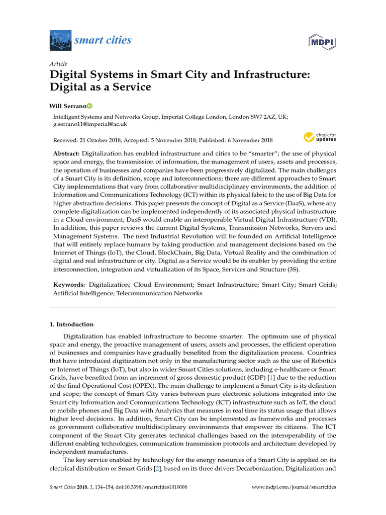 Digital Systems for Smart Cities | PDF | Cellular Network | Internet Of ...