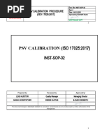 Guidelines For PSV Test Bench & PSV Testing | PDF | Valve | Personal ...