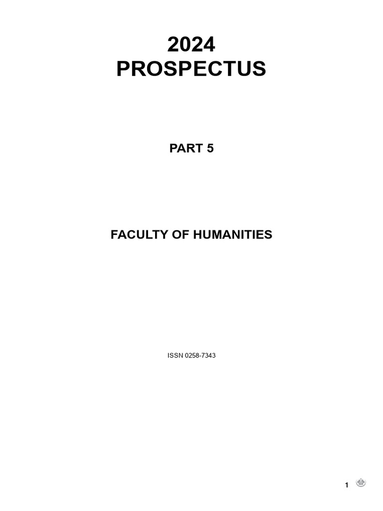 TUT 2024 Humanities Prospectus | PDF | University And College Admission ...