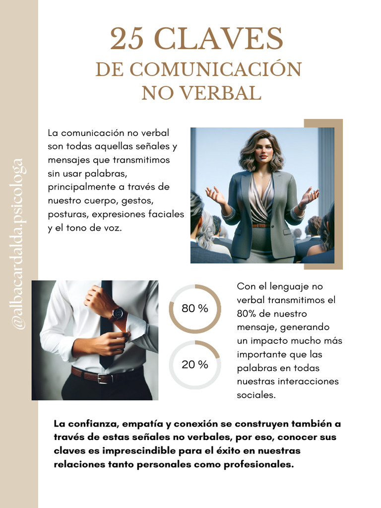 Claves de Comunicación No Verbal | PDF | Comunicación no verbal ...
