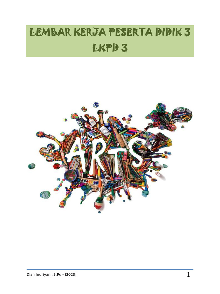 LKPD 3 Seni Lukis | PDF