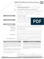 VicRoads Driver Medical Report Form | PDF | Driver's License | Driving