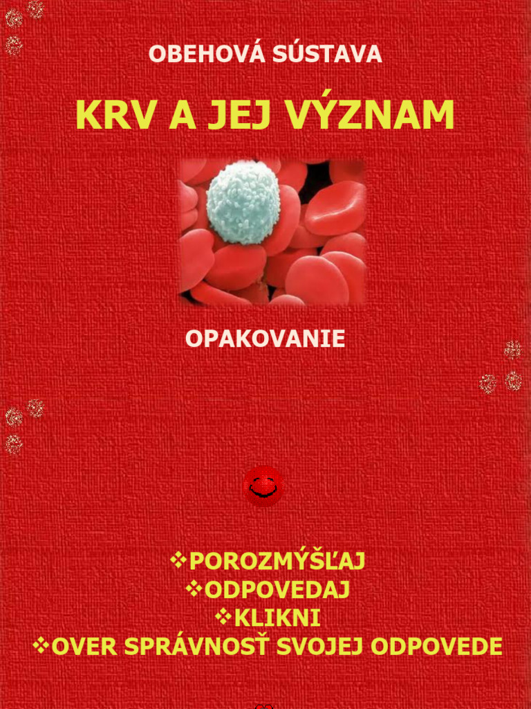 KRV A Jej Vã Znam - Opakovanie | PDF