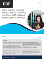Cisco Catalyst and Cisco DNA Software Subscription Matrix For Switching | PDF | Computer Network ...