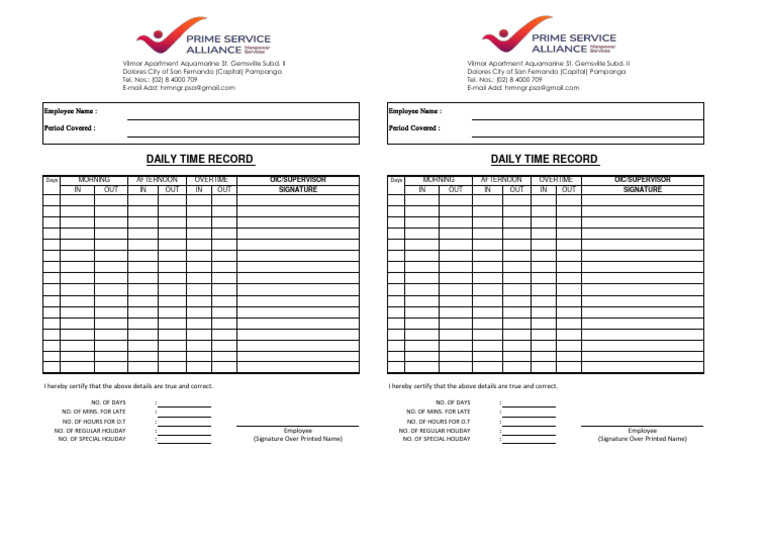 Prime DTR External 1 | PDF