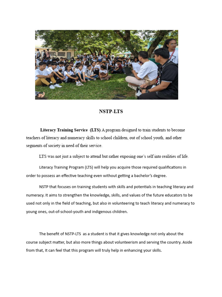 LTS Essay | PDF | Career & Growth | Social Science