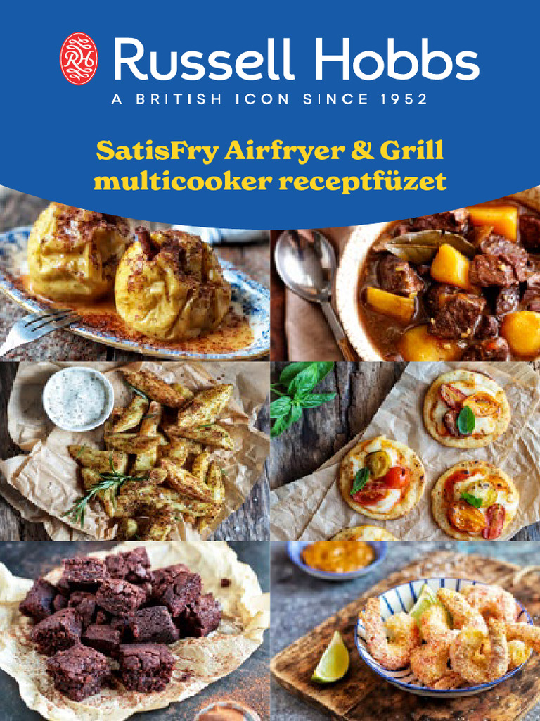 RH Satisfry Airfryer&Grill Multicooker Spanish Recipe Book HU | PDF