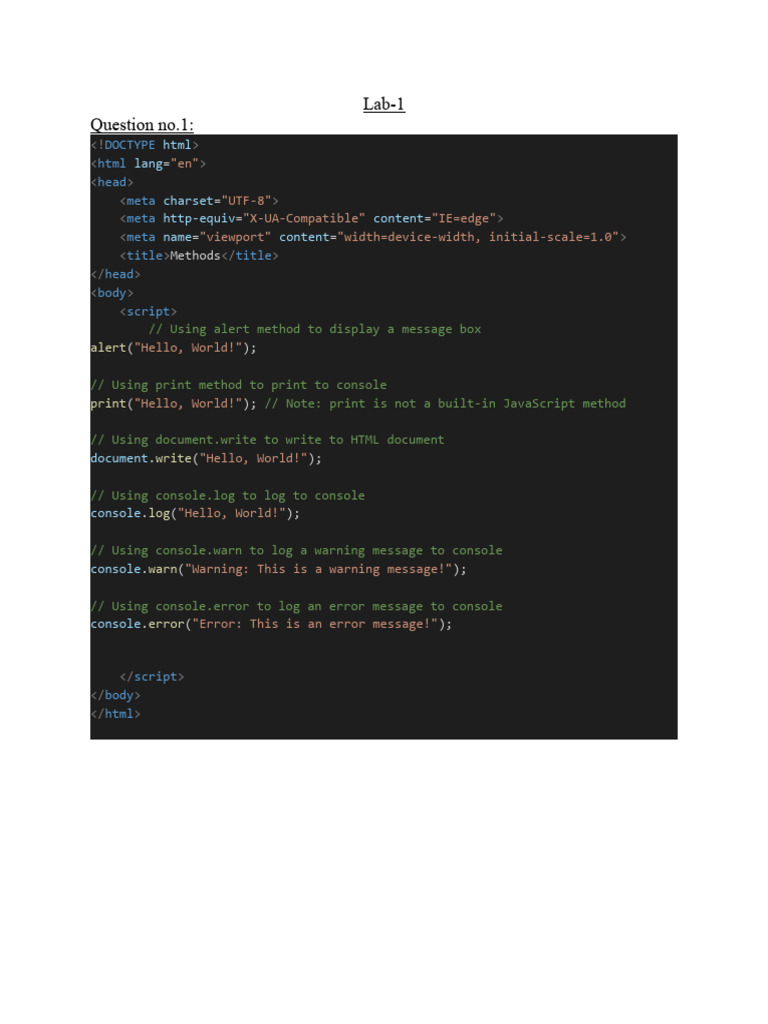 Lab-1,2 1 | PDF | Computer Programming | Computer File Formats