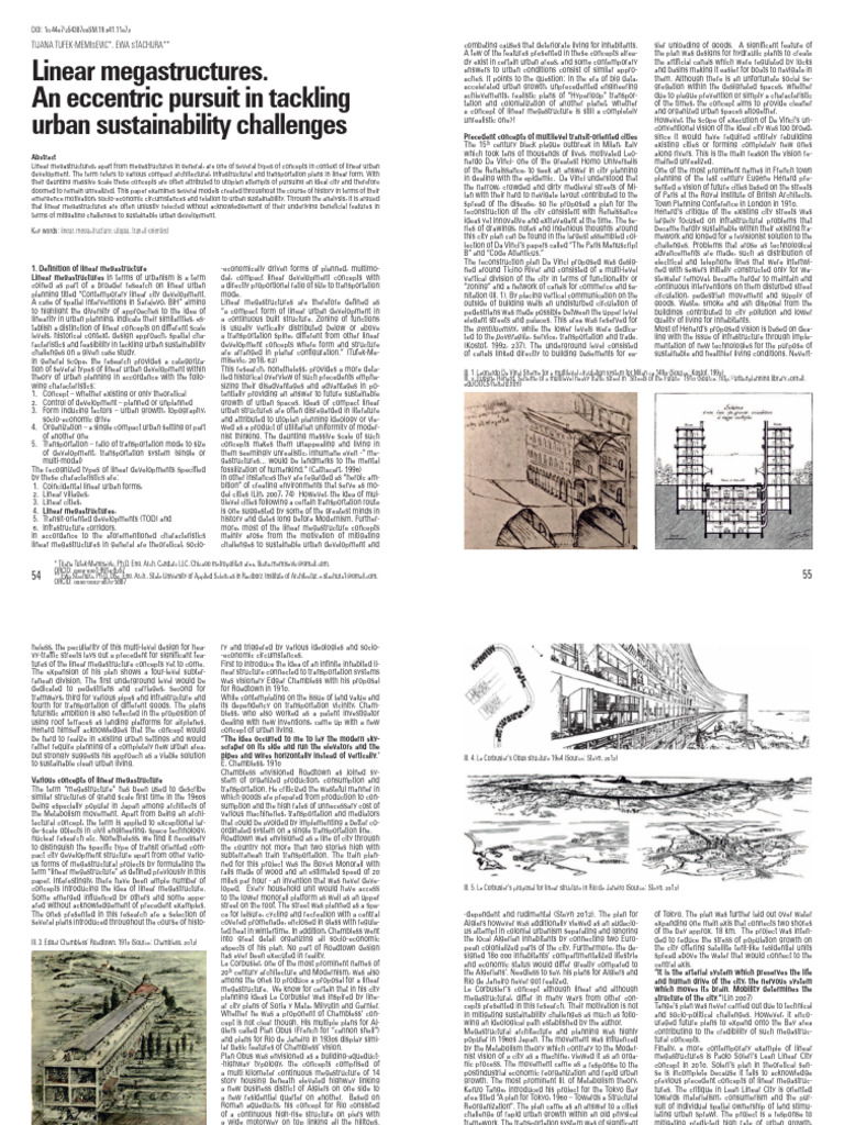 Linear Megastructures An Eccentric Pursu | PDF | Transport | Urban Sprawl