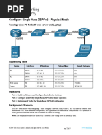 2.6.6 Packet Tracer - Verify Single Area Ospfv2 | PDF | Router (Computing) | Computer Network