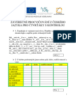 Cesky Jazyk - Sklonovani Podstatnych Jmen Rodu Stredniho | PDF