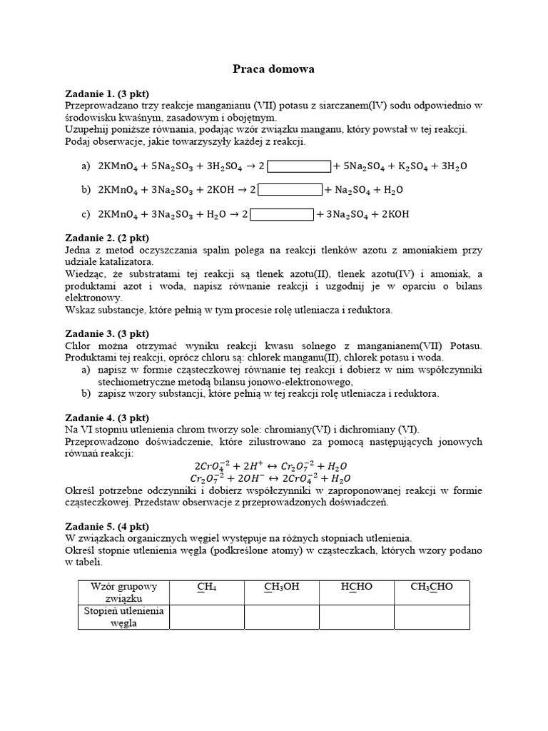 Lekcja 30 Praca Domowa | PDF