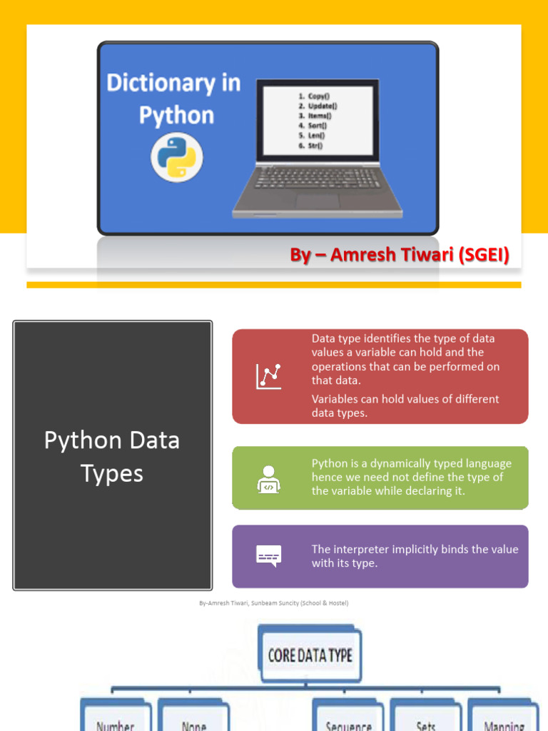 Session-8 Dictionary in Python | PDF | Data Management | Information Technology