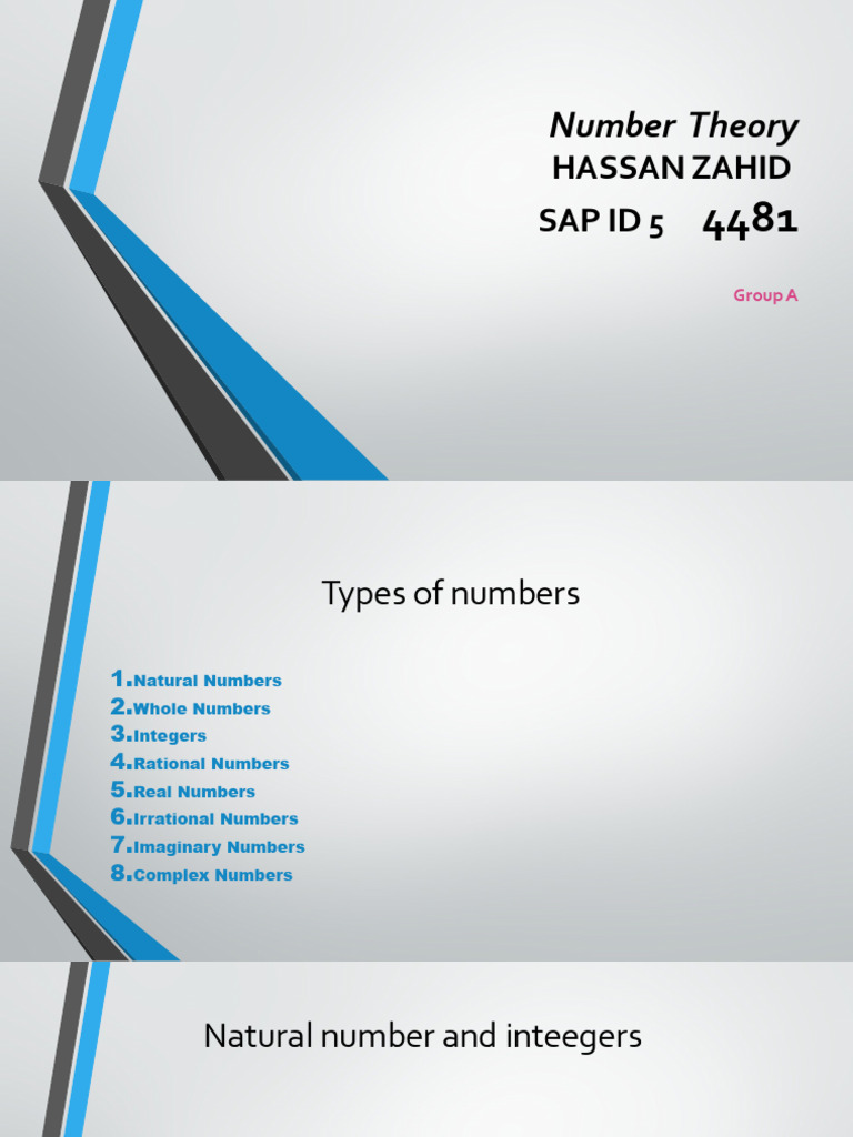 math ppt | PDF | Numbers | Integer