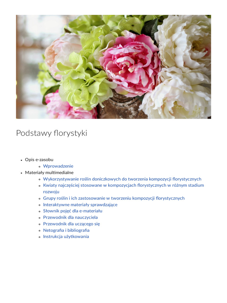 Podstawy Florystyki | PDF