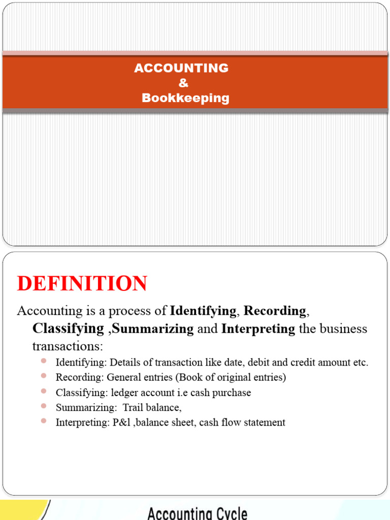 Accounting PPTS | PDF | Debits And Credits | Accounting