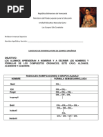 Radicales Alquilo: Nomenclatura y Fórmulas | PDF | Química Orgánica ...