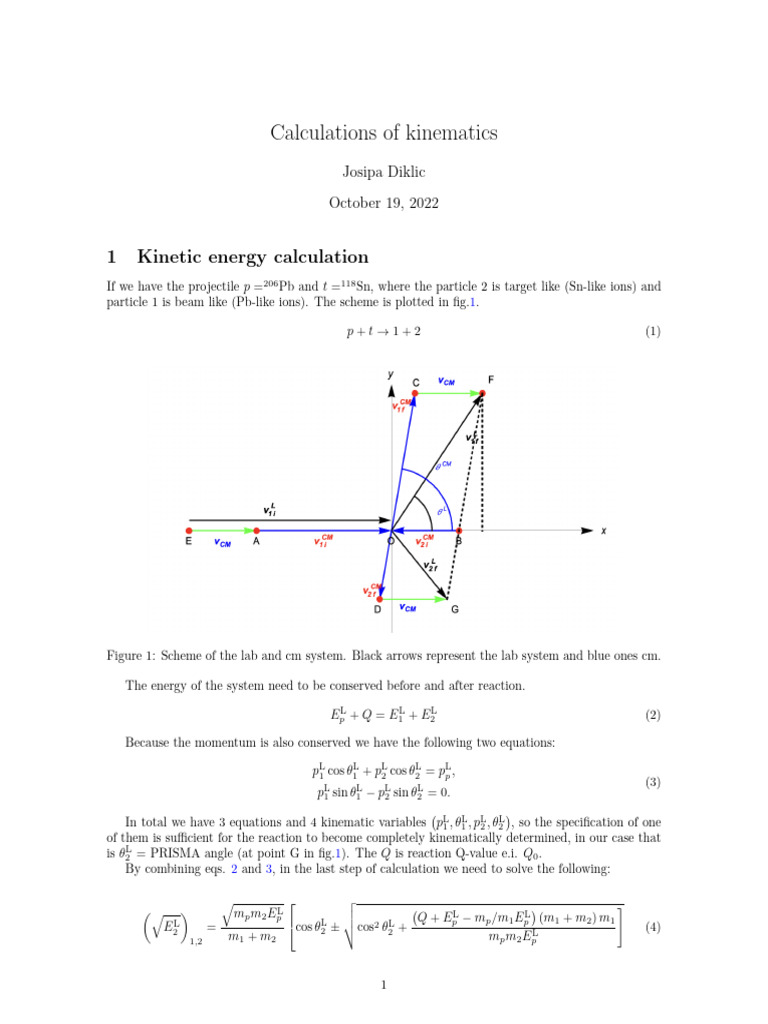 kinematic | PDF | Classical Mechanics | Mechanics
