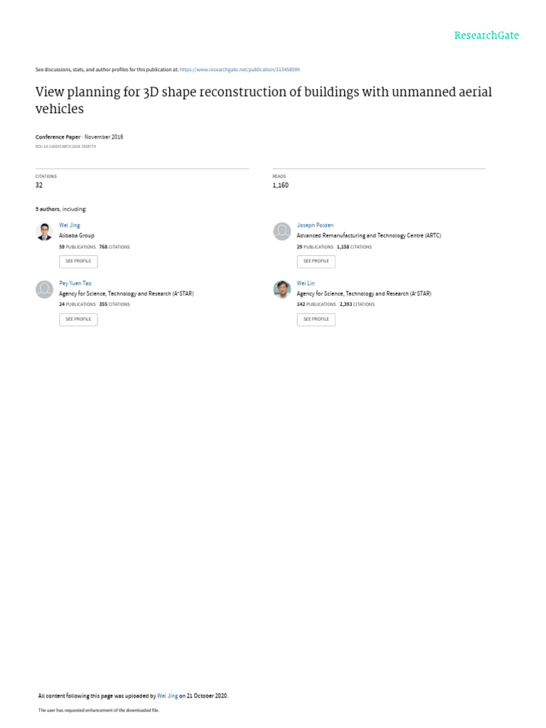 Icarcv16 Accepted | PDF | 3 D Computer Graphics | Mathematical Optimization