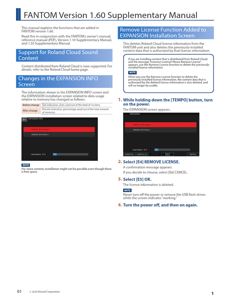 FANTOM-6 7 8 v160 Eng01 W | PDF | Parameter (Computer Programming ...