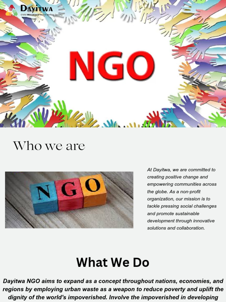 Dayitwa NGO: Empowering Communities, Creating Change | PDF