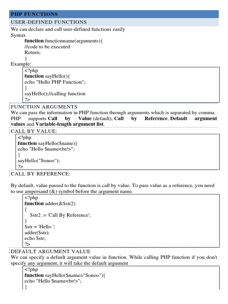 Unit2 PHP | PDF | Http Cookie | Parameter (Computer Programming)