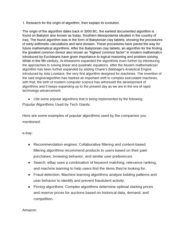 Activity 1 in DSA | PDF | Algorithms | Machine Learning