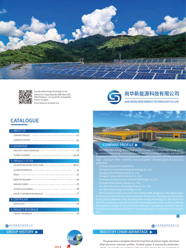Catalogue SUN-NOVA 2023 | PDF | Roof | Solar Panel