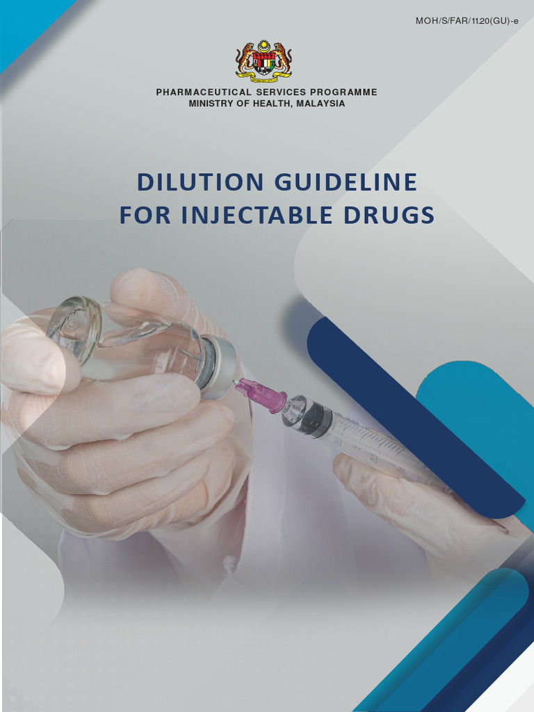 Dilution Guideline Injectable Drugs Part I Antimicrobial April 2021 PDF ...
