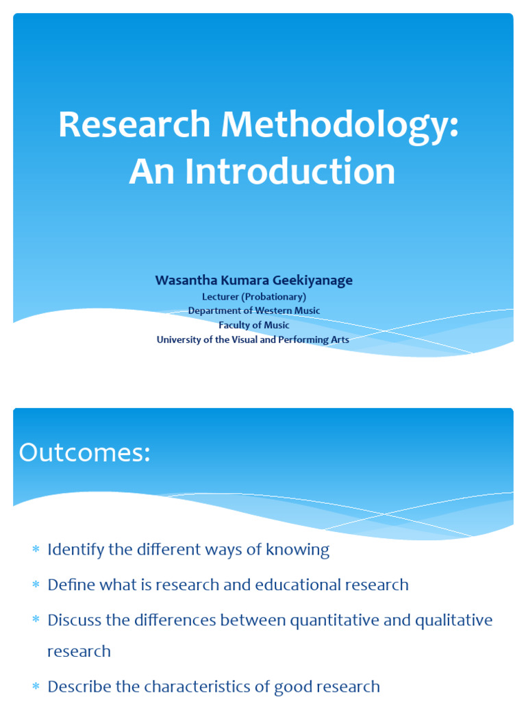 Lecture 01 - Introduction | PDF | Knowledge | Epistemology