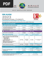 APU Fee Guide for International Students 2024 | PDF | Doctor Of ...
