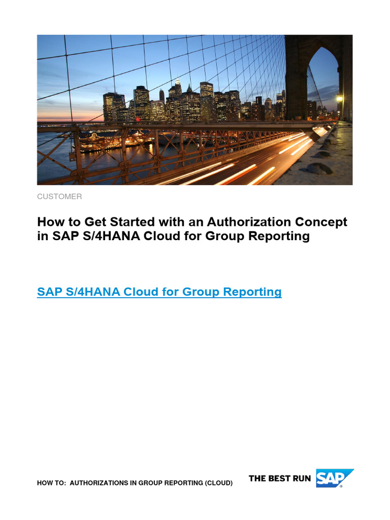 How To Get Started With An Authorization Concept - Cloud - V1 | PDF | Financial Statement ...