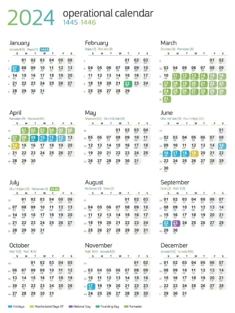 Aramco Calendar 2024 v0 S8xftpeemn1c1 | PDF