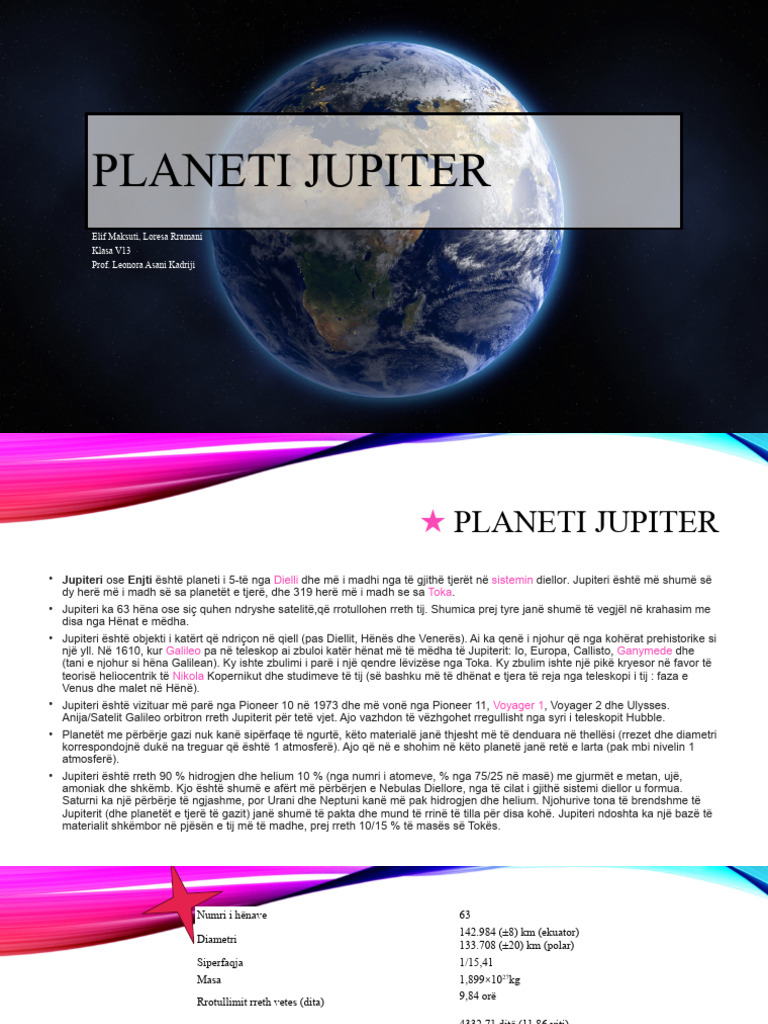 Planeti Jupiter | PDF
