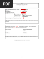 Kısa Süreli (Saatlik) İzin Formu | PDF