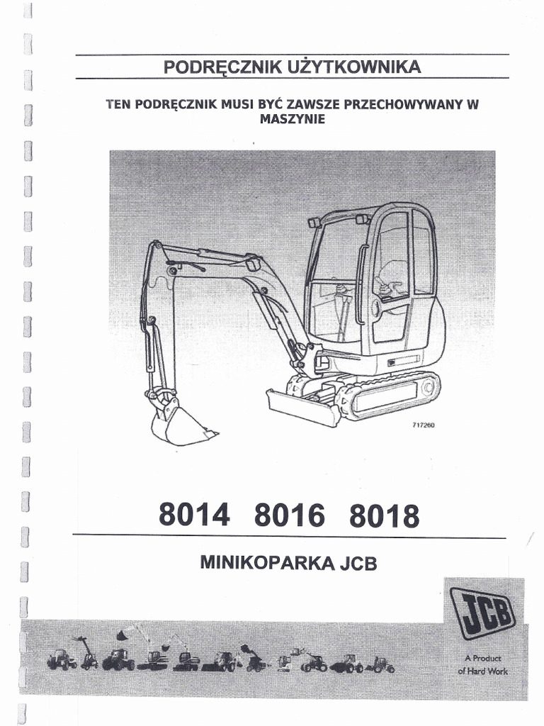 Minikoparka JCB 8014 8016 8018 | PDF