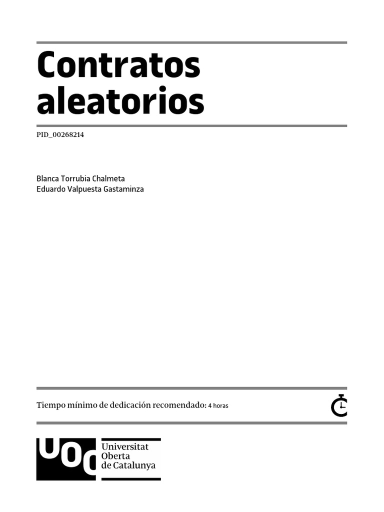 Contratos Aleatorios y Seguros | PDF | Póliza de seguros | Seguro