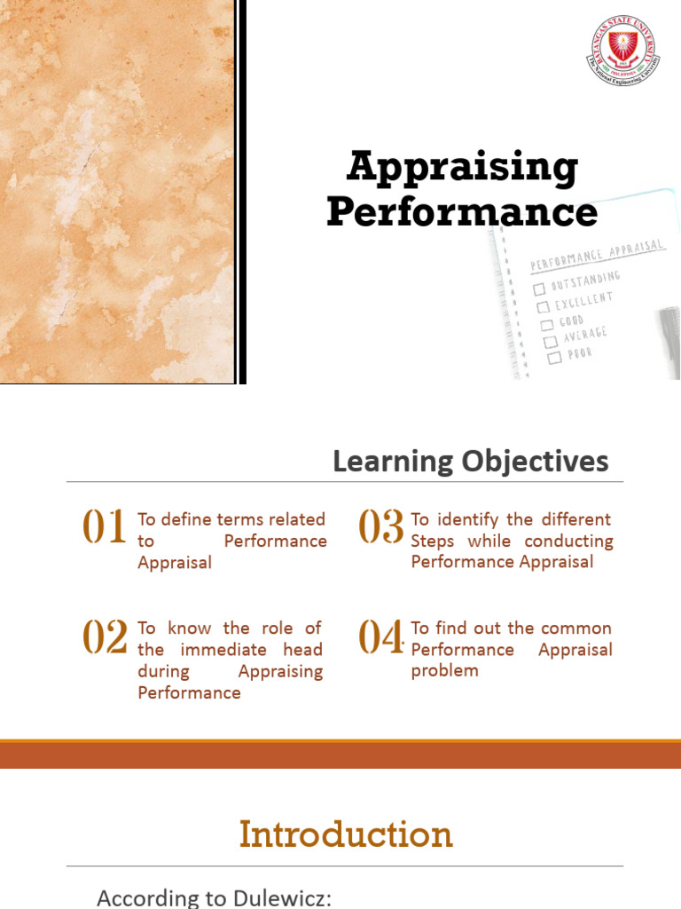 Appraising Performance | PDF | Performance Appraisal | Psychological ...