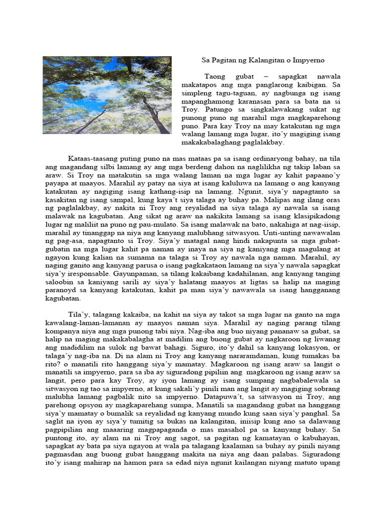 Filipino Creative Writing | PDF