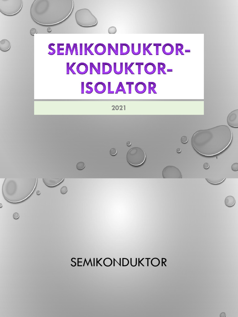 TM 4-Material Semikonduktor-Konduktor-Isolatorpptx 211005 141045 | PDF