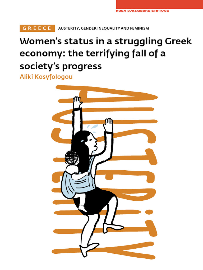 Aliki Kosyfologou, Women's status in a struggling Greek economy. The ...