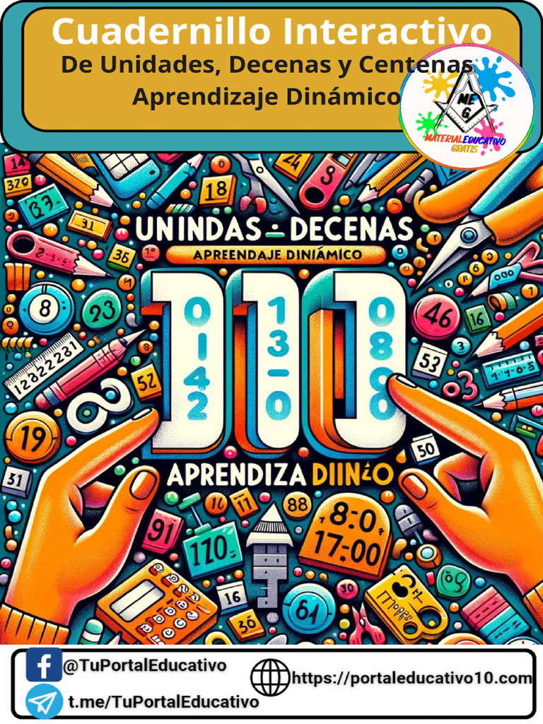 Cuadernillo Interactivo de Unidades, Decenas y Centenas) Aprendizaje ...
