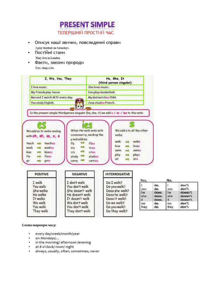 Present Simple | PDF