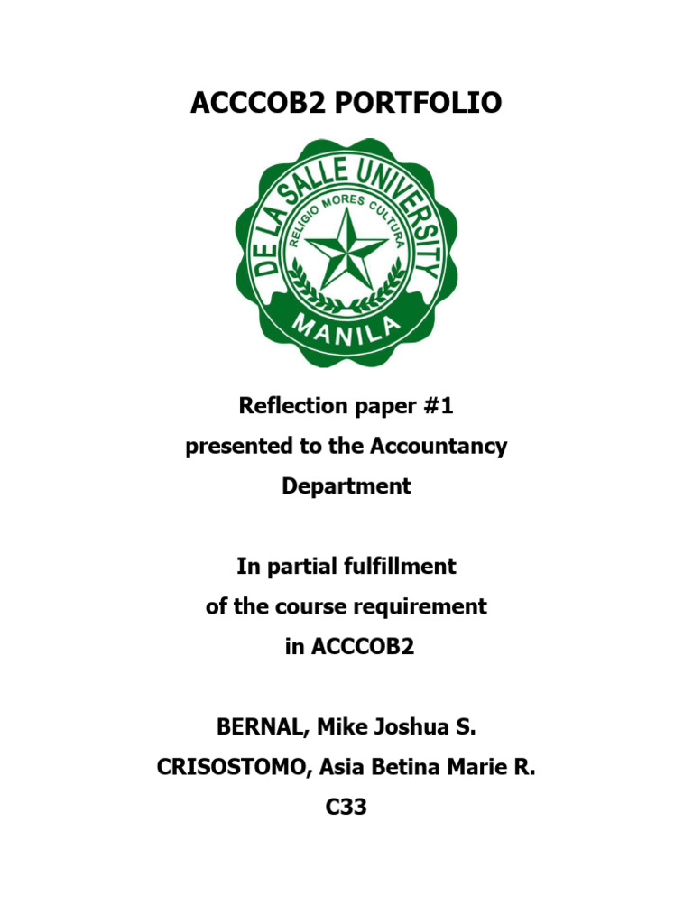 Acccob2 Reflection #1 | PDF | Market Liquidity | Investing