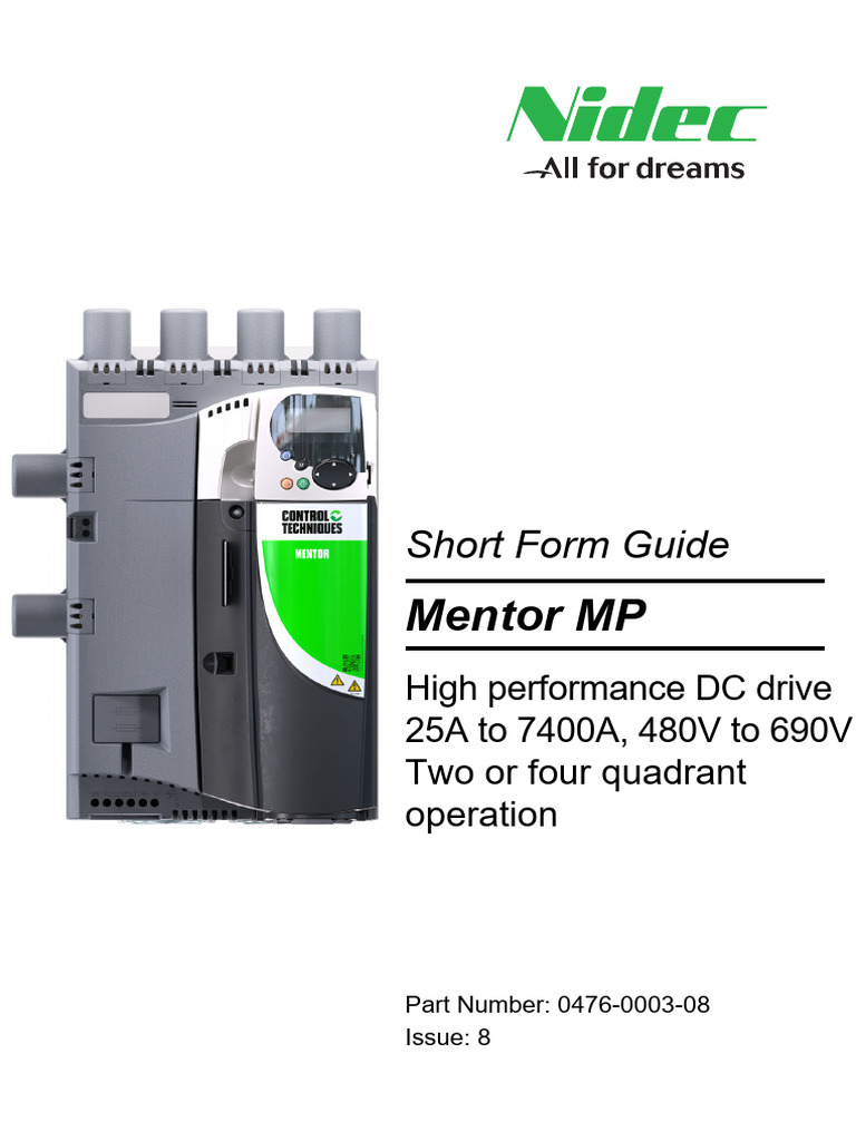 Mentor MP Short Form Guide English Issue 8 | PDF | Electromagnetic ...