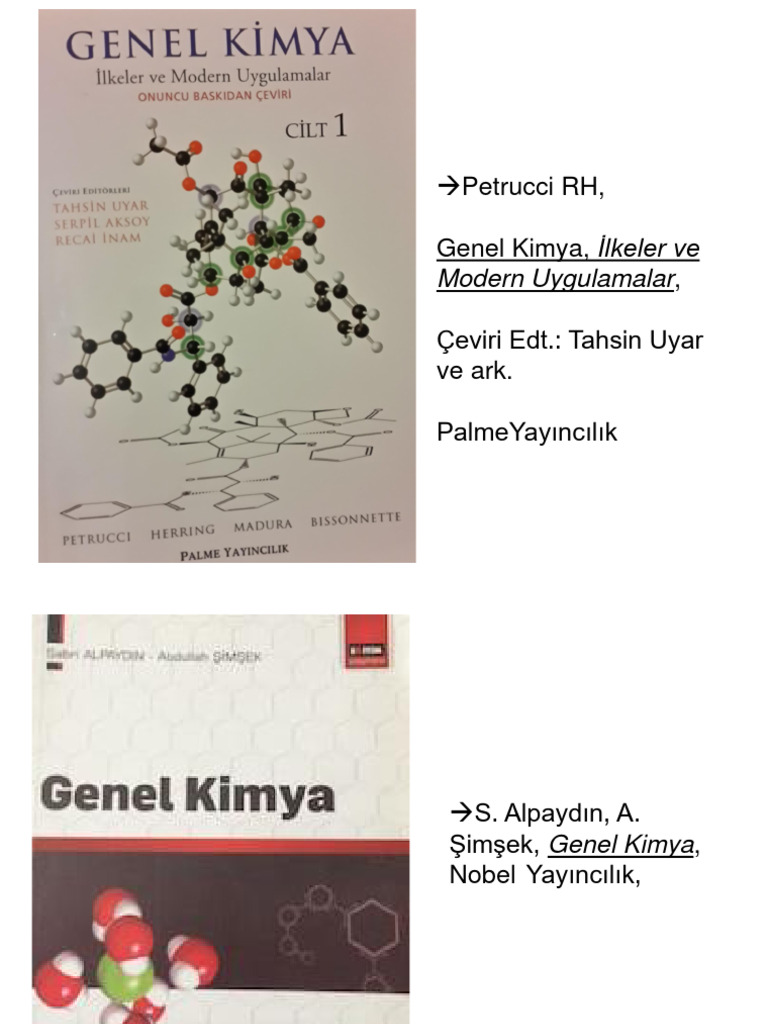 2023-2024-GÜZ-KİMYA-Ders 1 | PDF