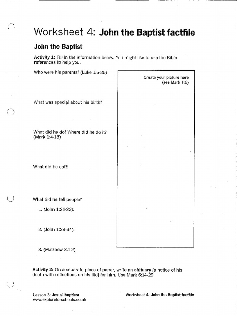 John The Baptist | PDF