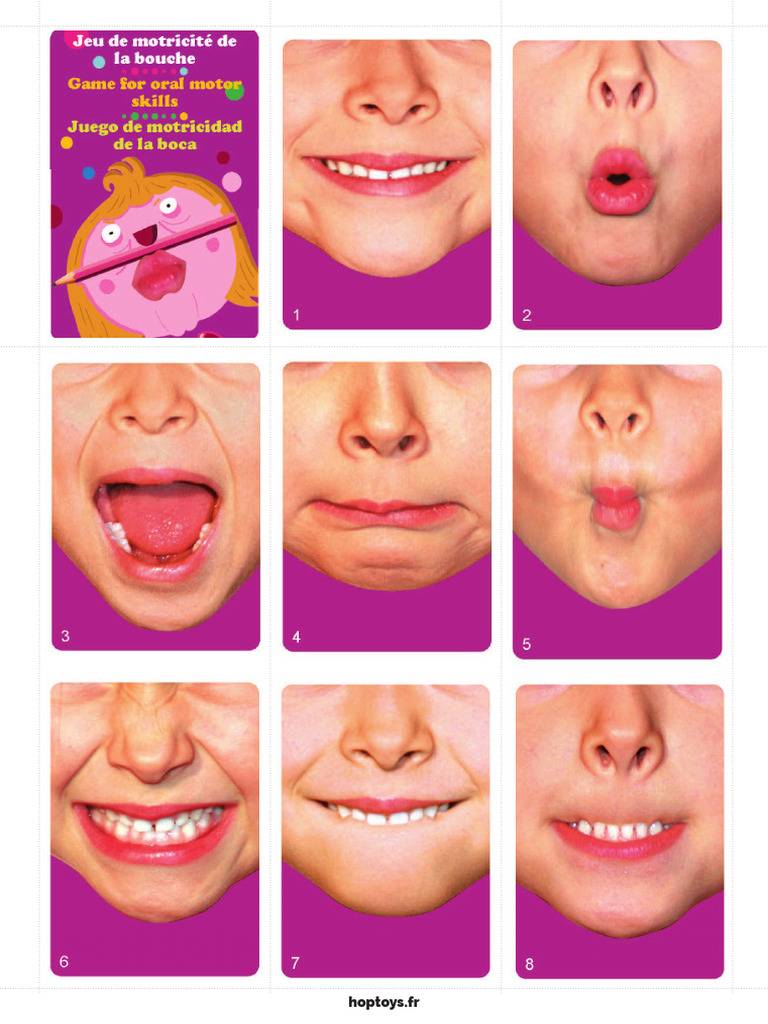 Jeu de Motricité de La Bouche | PDF