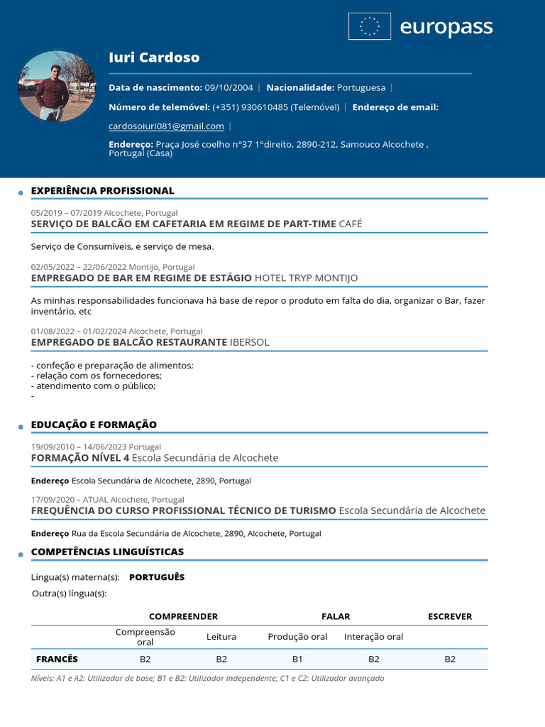 Currículo de Iuri Cardoso - Experiência e Formação | PDF | Carreira e ...
