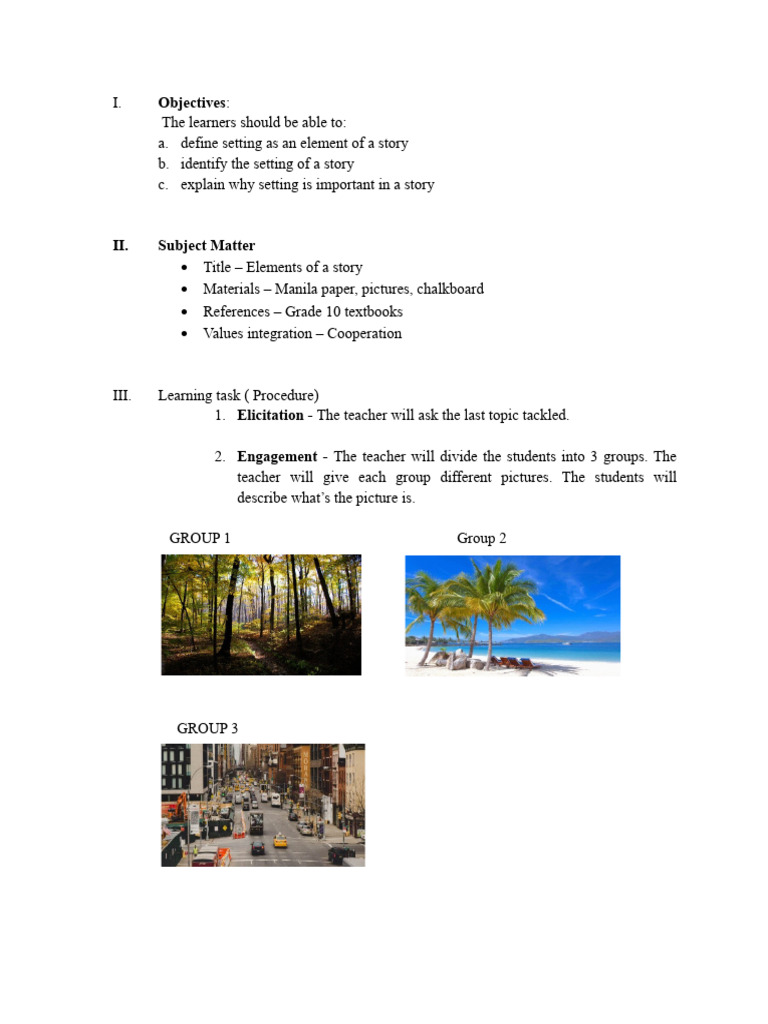Understanding Story Setting Elements | PDF | General Fiction
